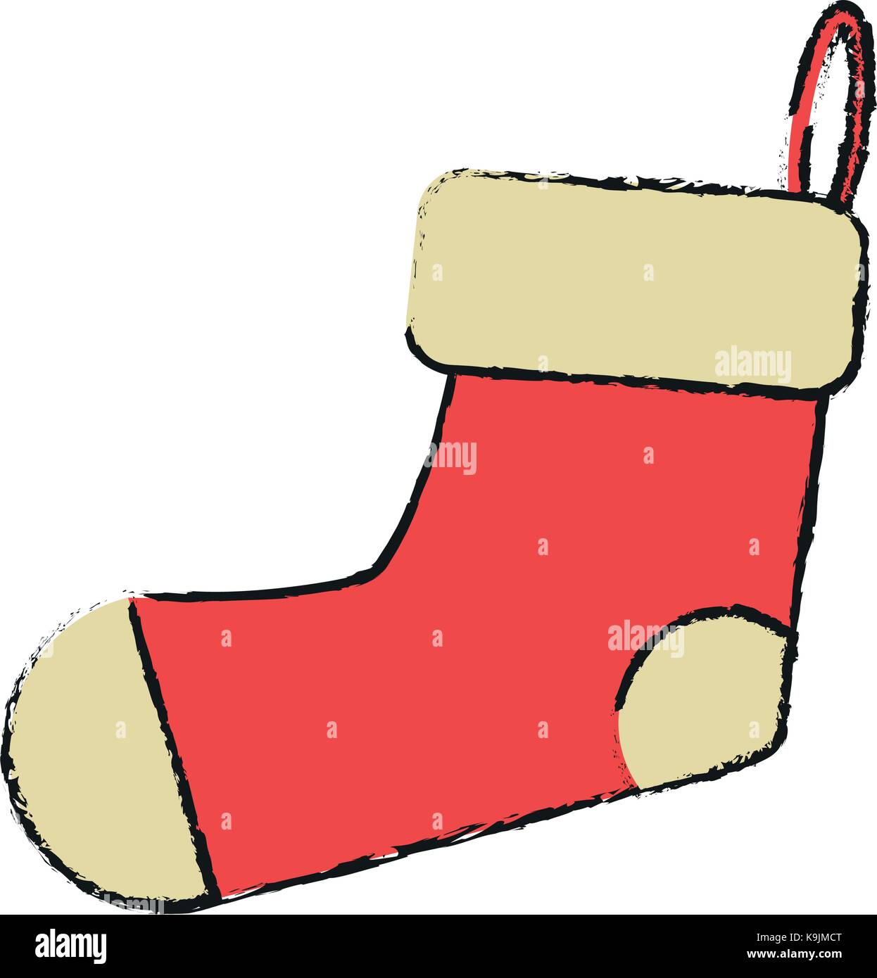 Christmas stocking stock Stock Vector Image & Art - Alamy