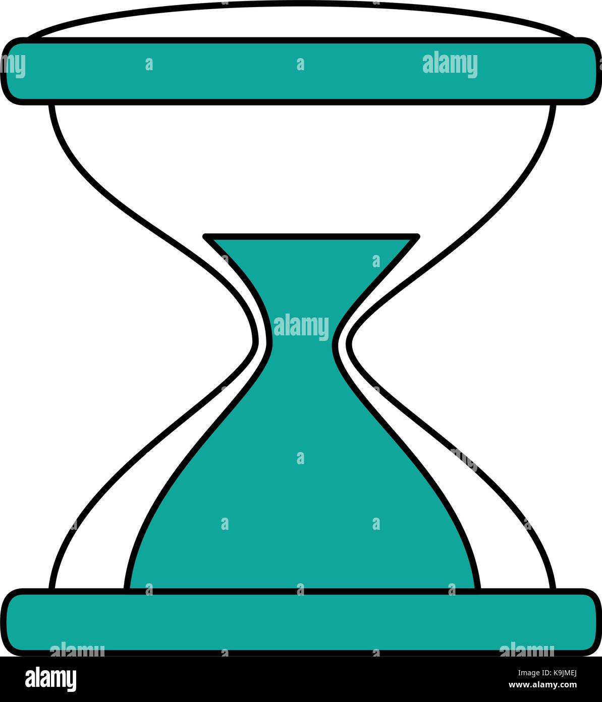 Hourglass time symbol Stock Vector Image & Art - Alamy