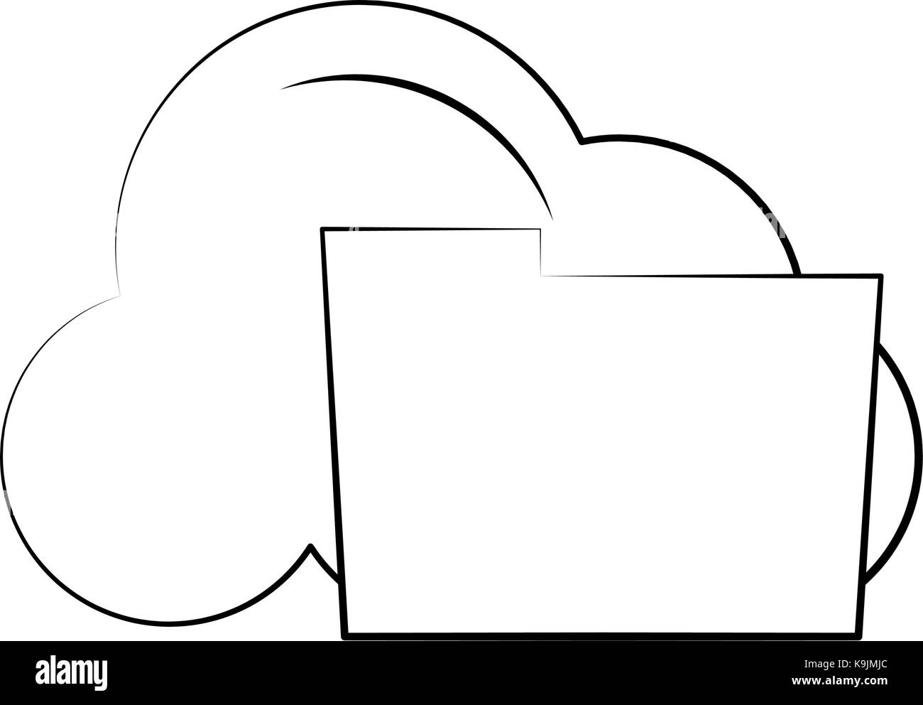 Cloud computing symbol Stock Vector Image & Art - Alamy
