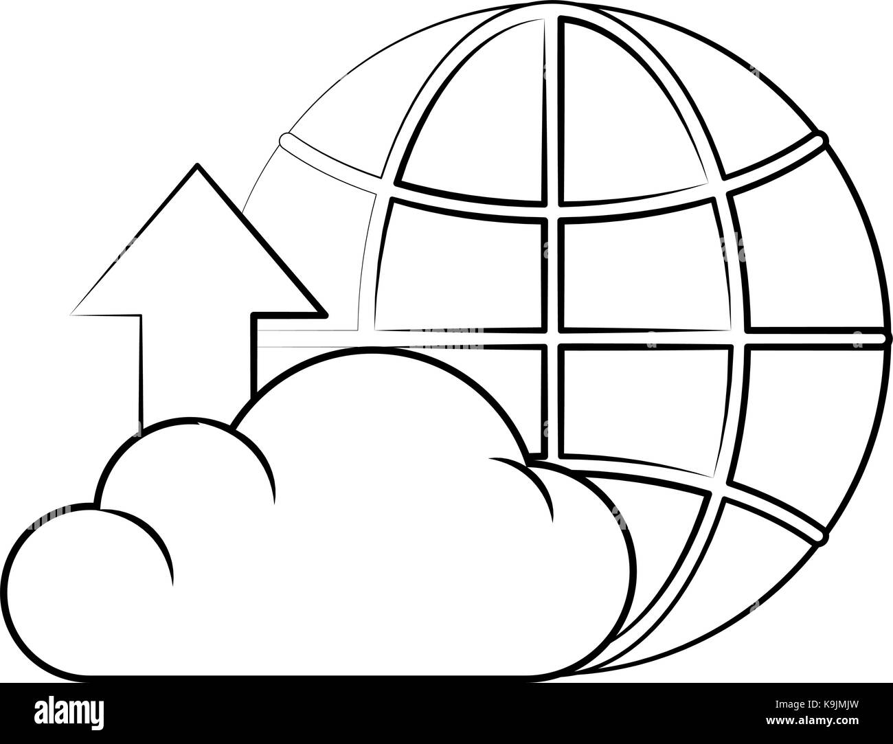 Cloud computing symbol Stock Vector Image & Art - Alamy