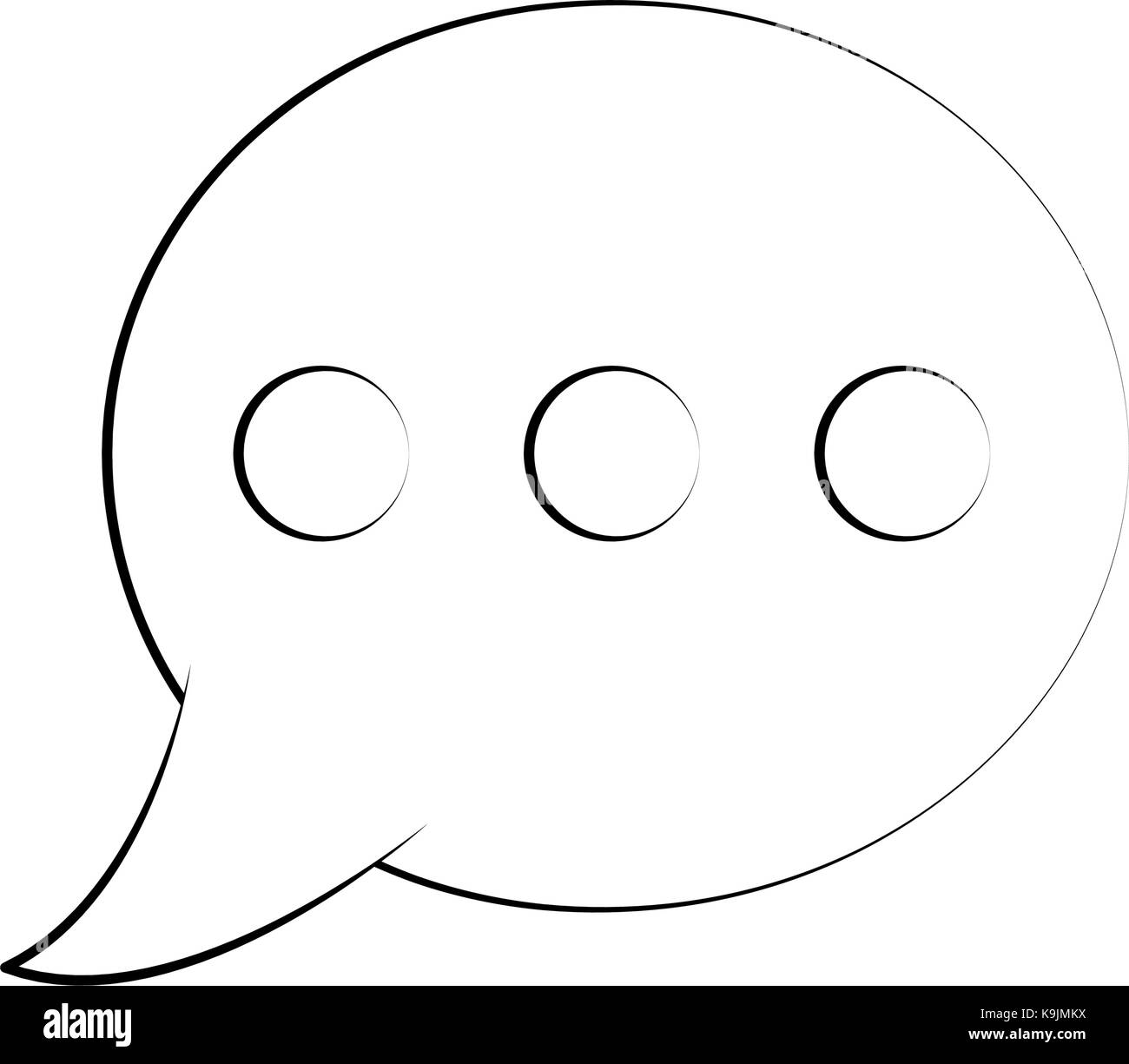 Bubble chat symbol Stock Vector Image & Art - Alamy