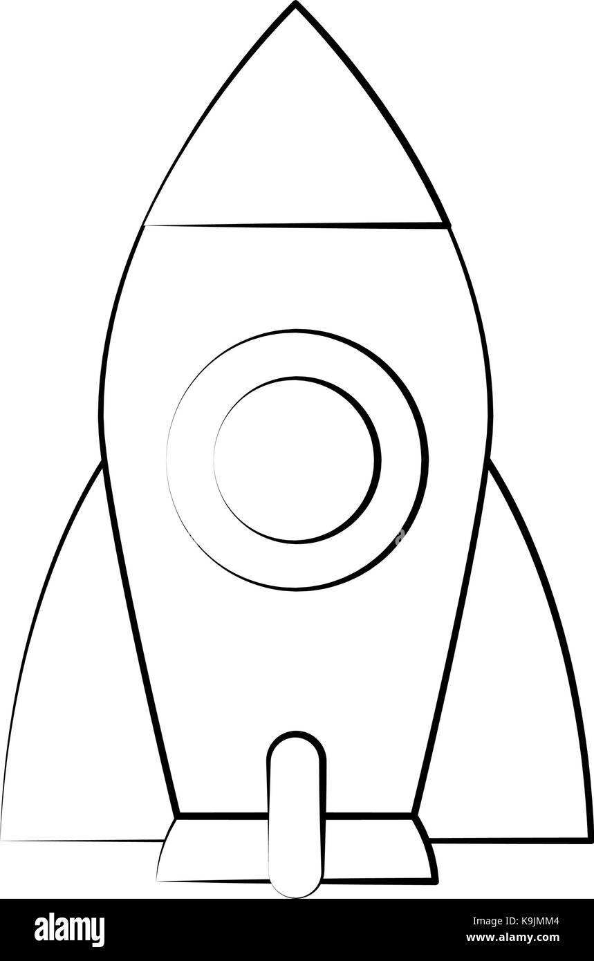 Spaceship rocket symbol Stock Vector Image & Art - Alamy