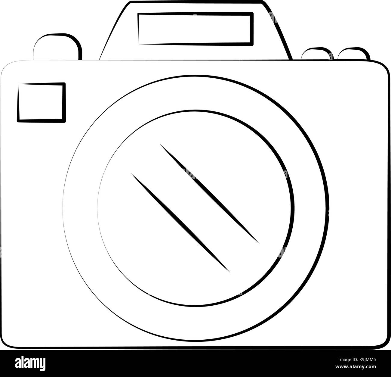 Photographic camera symbol Stock Vector Image & Art - Alamy
