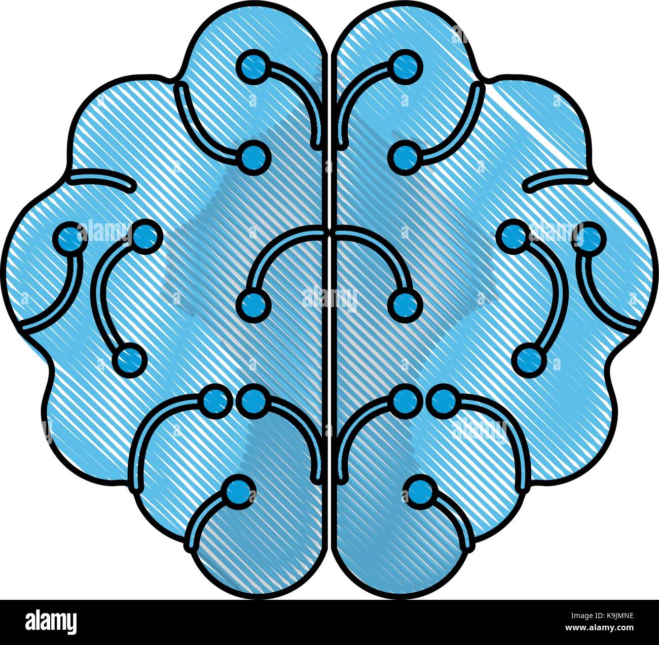 Technology artificial brain Stock Vector Image & Art - Alamy