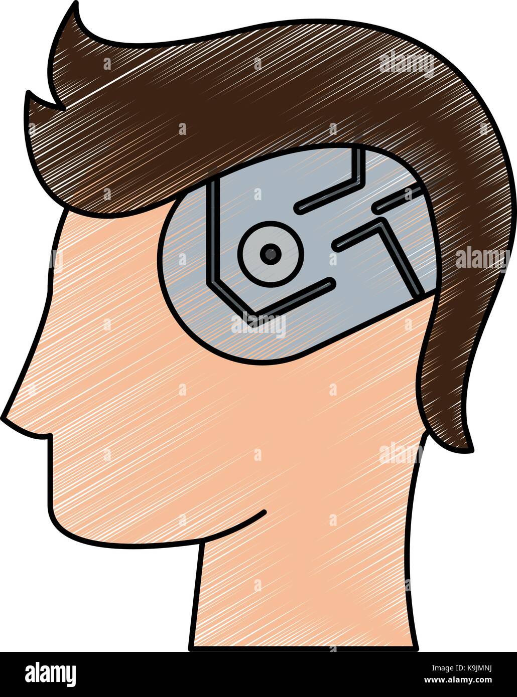 Technology artificial brain Stock Vector Image & Art - Alamy