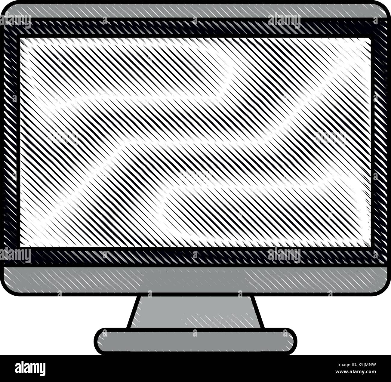 Computer monitor isolated Stock Vector Image & Art - Alamy