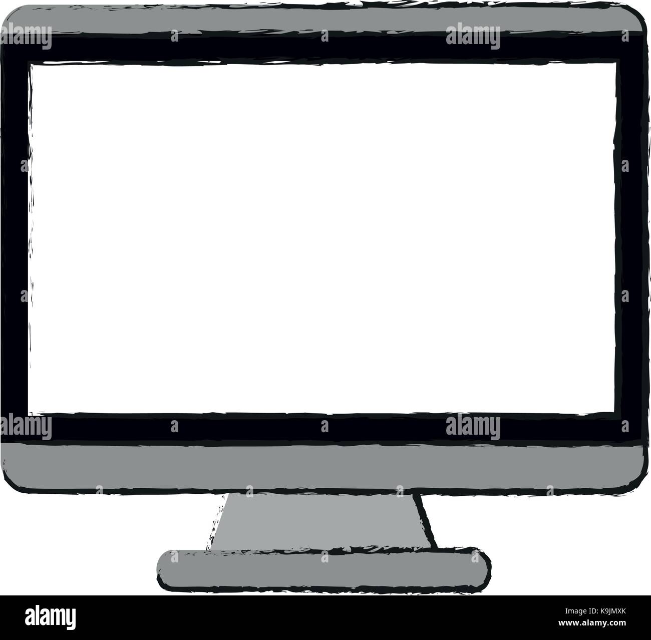 Computer monitor isolated Stock Vector Image & Art - Alamy