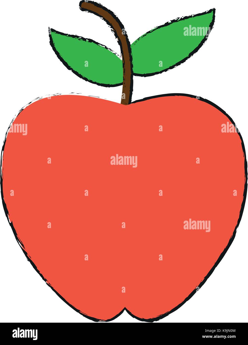 Delicious apple fruit Stock Vector Image & Art - Alamy