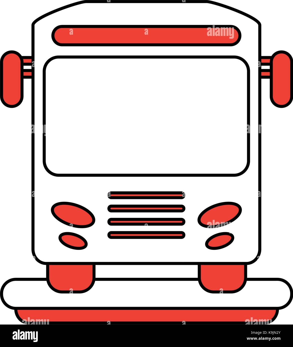 Public bus vehicle Stock Vector Image & Art - Alamy