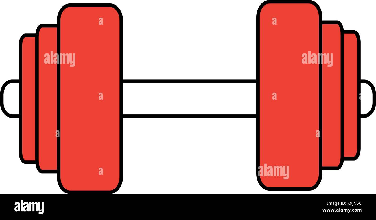 Dumbbell weight symbol Stock Vector Image & Art - Alamy