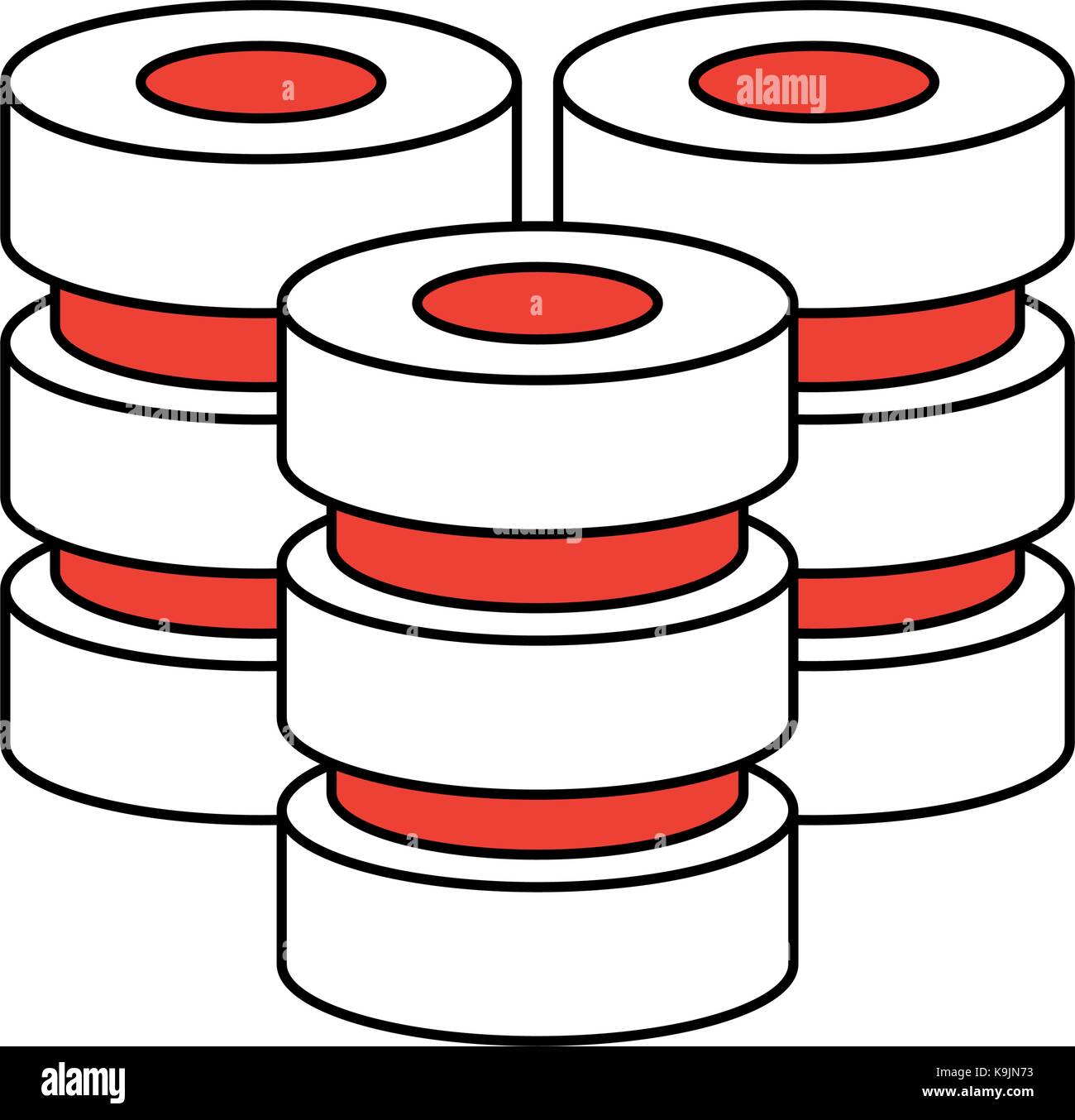 Computer storage database Stock Vector Image & Art - Alamy