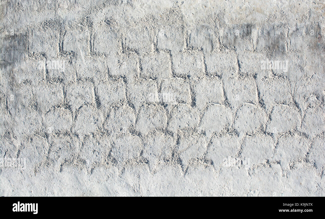 Patterns on a freshly poured concrete surface Stock Photo - Alamy