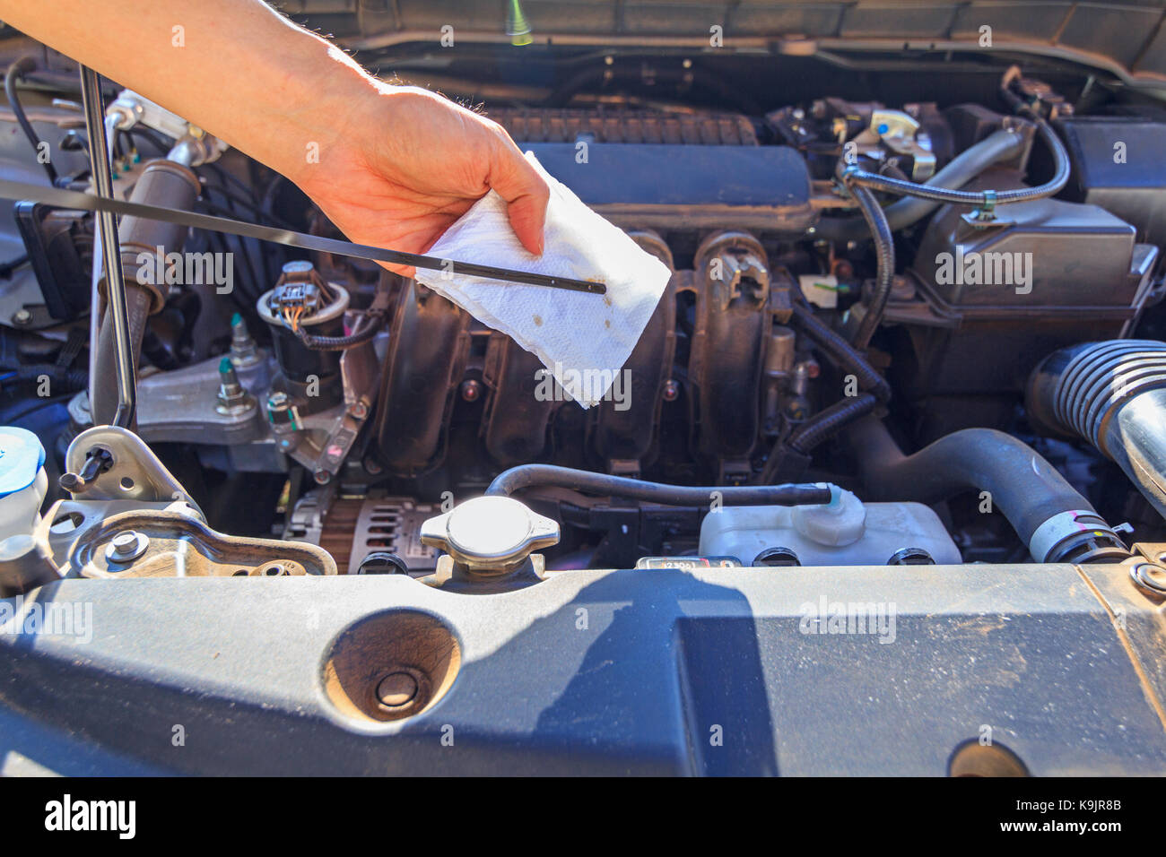 check oil machine Stock Photo - Alamy