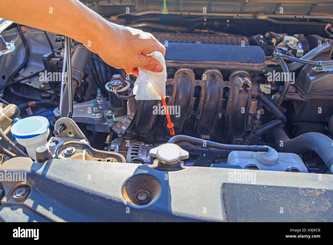 check oil machine Stock Photo - Alamy