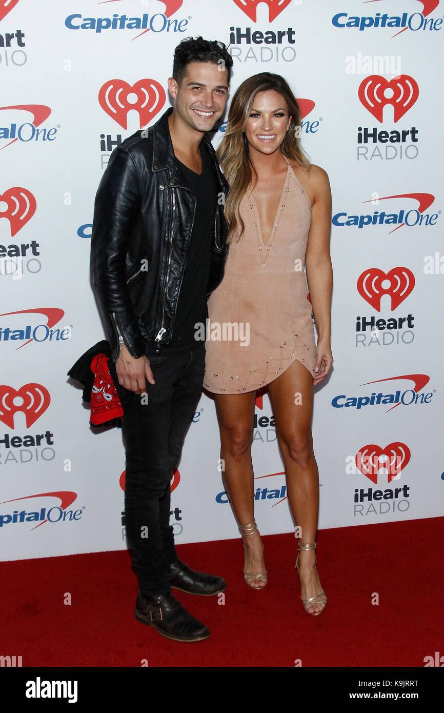 Las Vegas, NV, USA. 22nd Sep, 2017. Wells Adams, Becca Tilley on stage ...