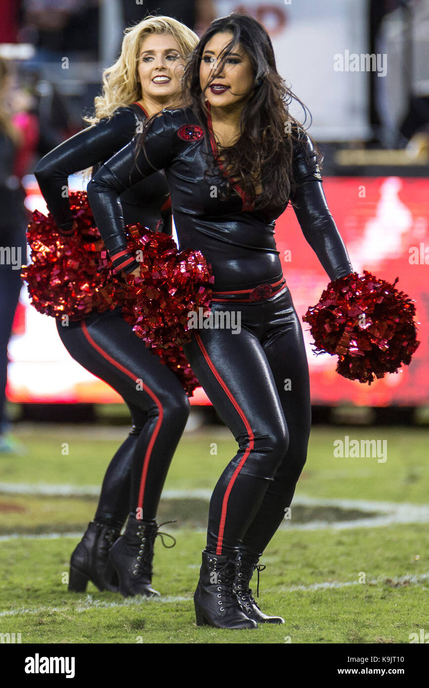 Santa Clara USAA CA. 21st Sep, 2017. 49ers cheerleaders during the NFL ...