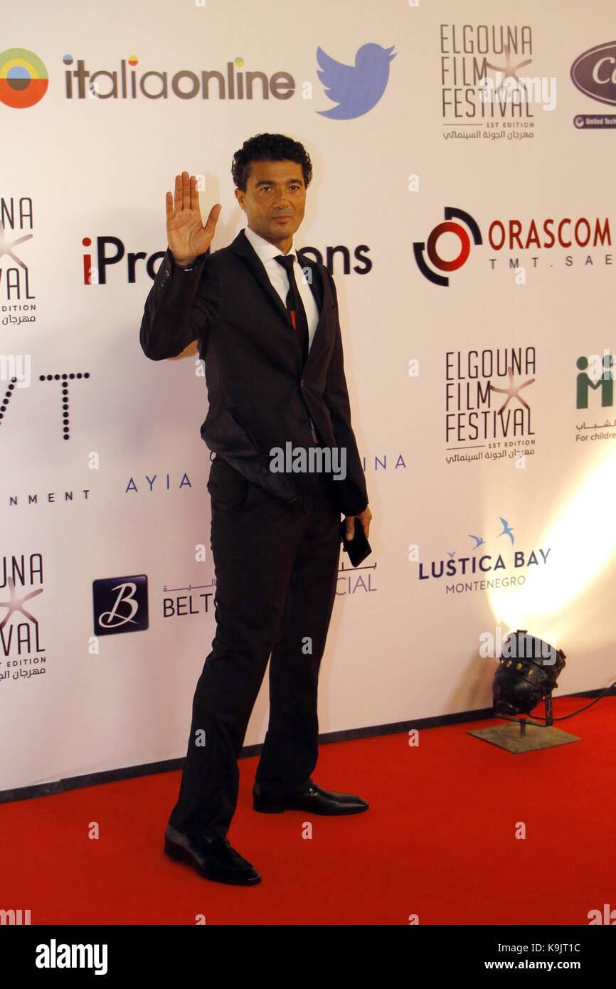 Hurghada. 22nd Sep, 2017. Egyptian actor Khaled El Nabawy poses for ...