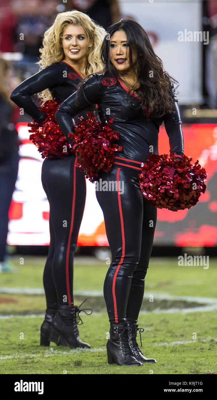 Santa Clara USAA CA. 21st Sep, 2017. 49ers cheerleaders during the NFL ...