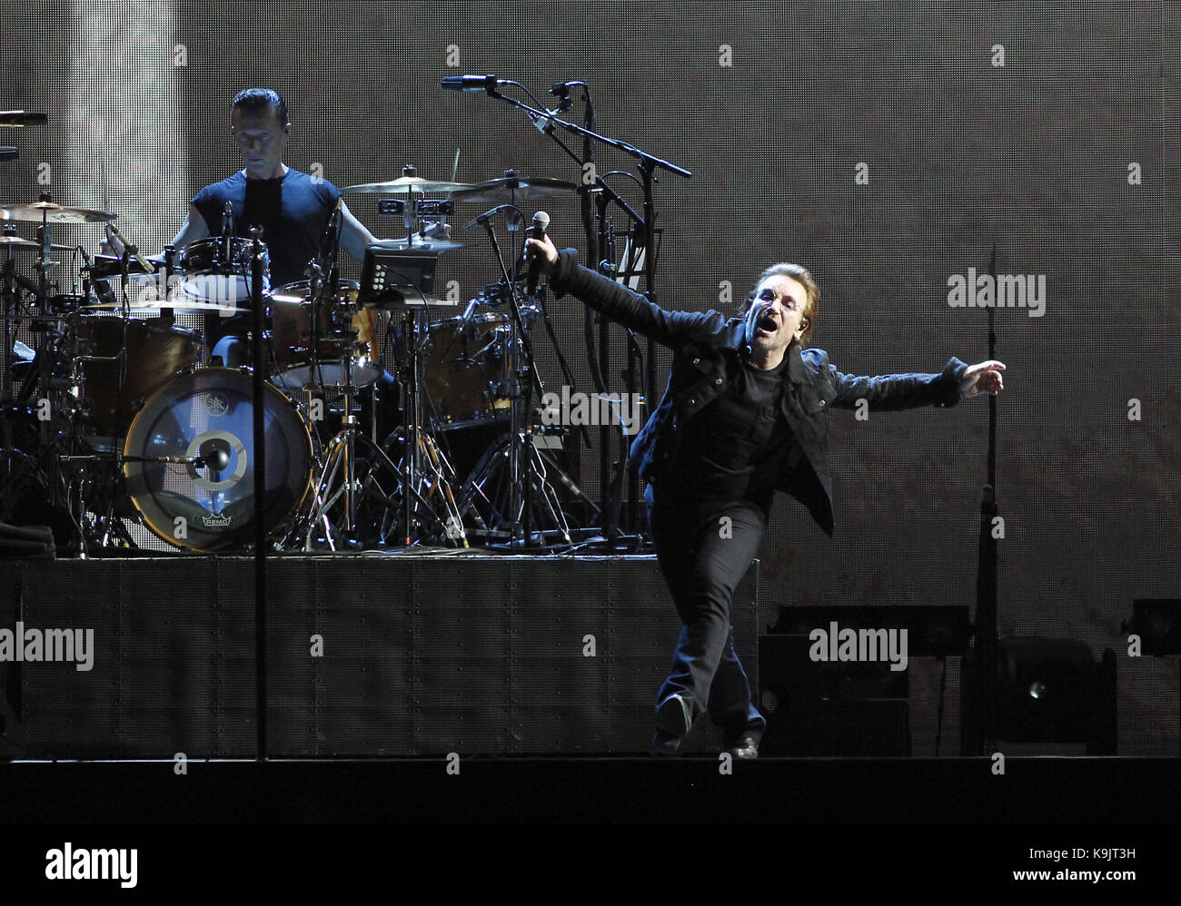 U2 drummer hi-res stock photography and images - Alamy