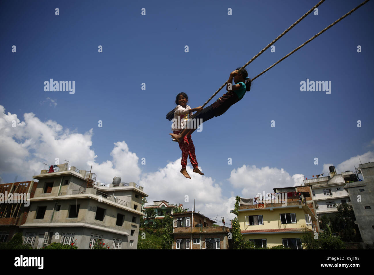 Dashain swing hi-res stock photography and images - Alamy