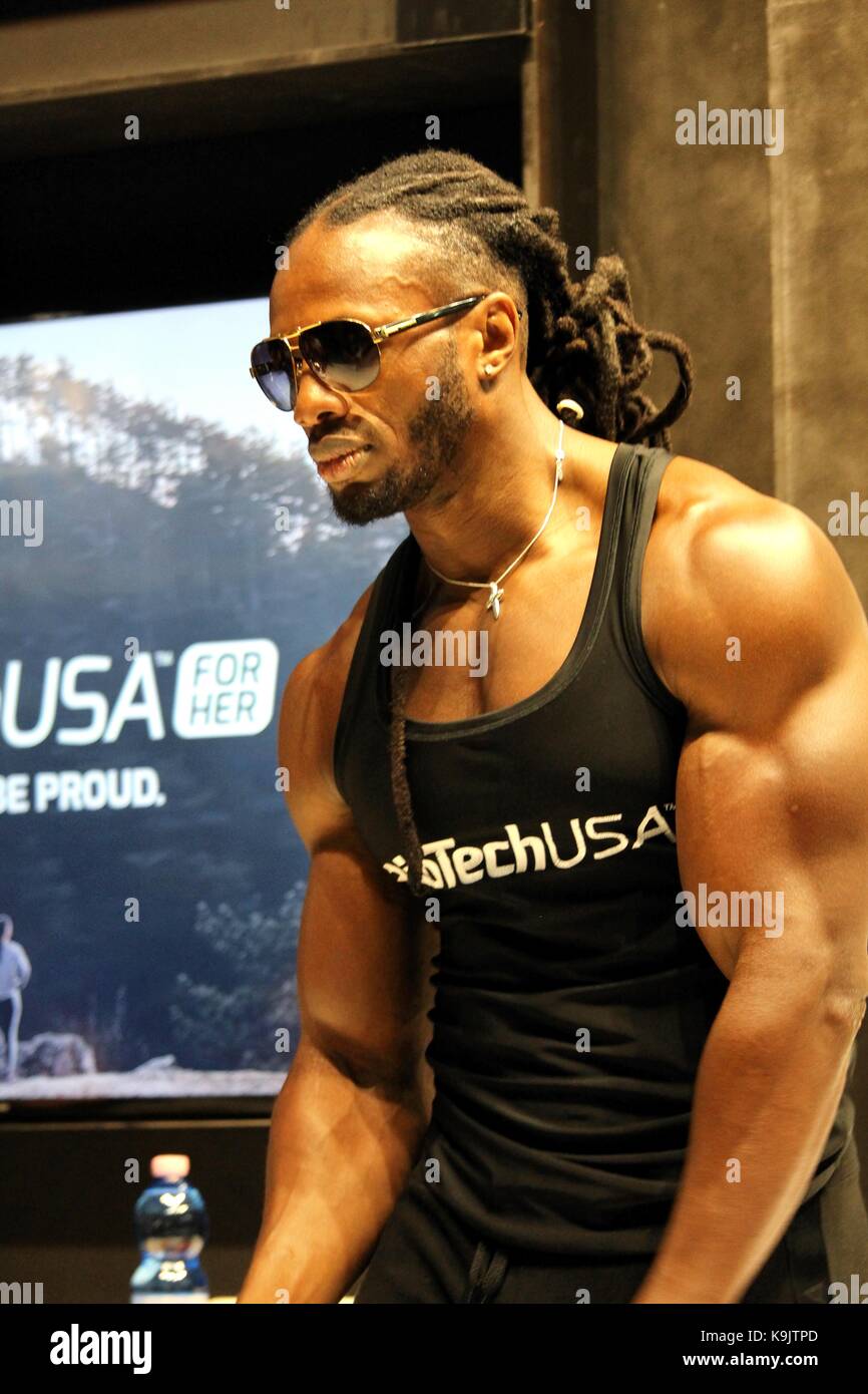 Barcelona, Spain - September 22, 2017: Bodybuilding worldwide stars ...