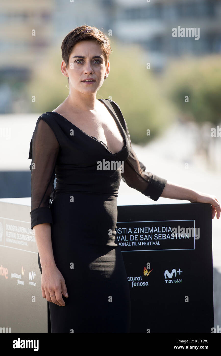 San Sebastian, Spain. 23rd Sep, 2017. Actress Maria Leon at the ...