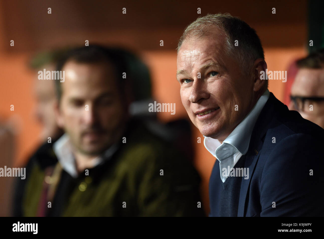 Augsburg, Germany. 19th Sep, 2017. Augsburg's sports director Stefan ...