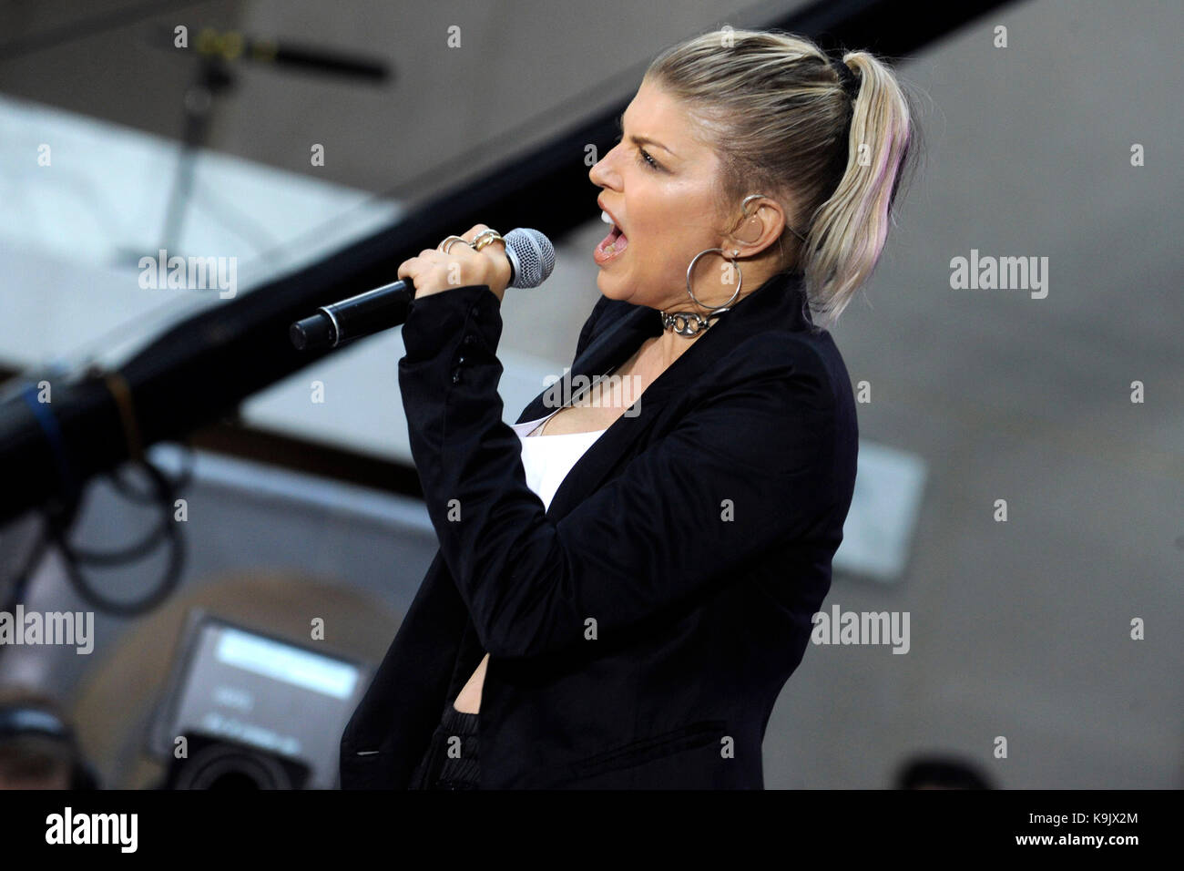 New York, New York, USA. 22nd Sep, 2017. Fergie live on stage during ...