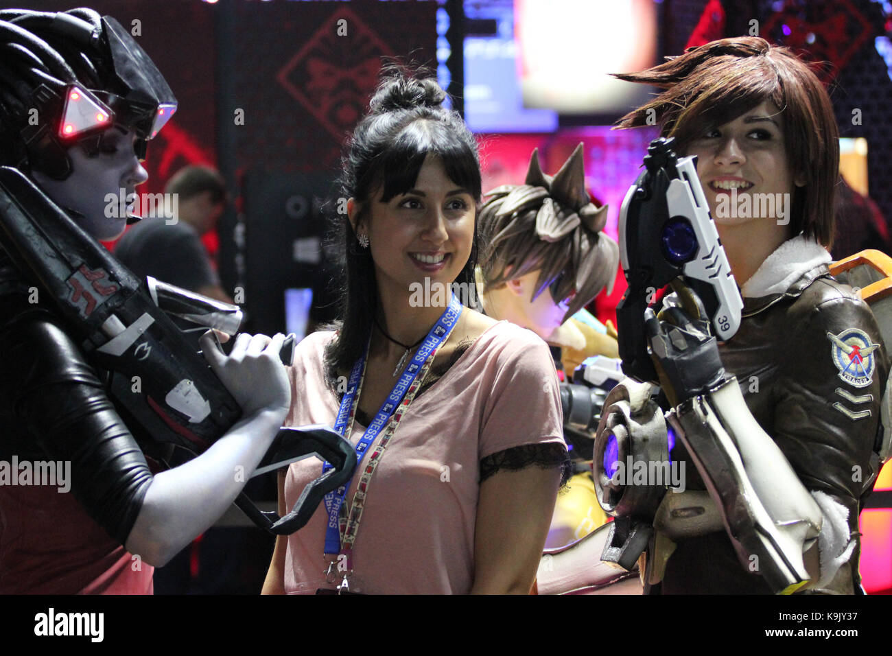 Birmingham, UK. 23rd Sept, 2017. Gamers and cosplayers unite and test ...