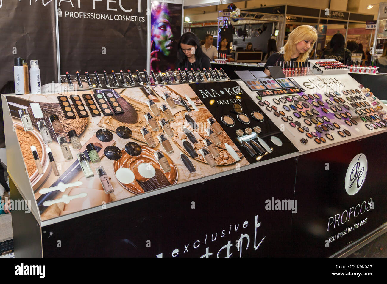 Ukraine Kiev 22 September 2017: Intercharm Ukraine 2017 exhibition ...