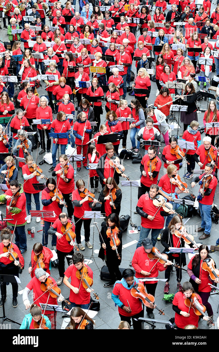 Berlin, Germany. 23rd Sep, 2017. The German Symphony Orchestra performs ...