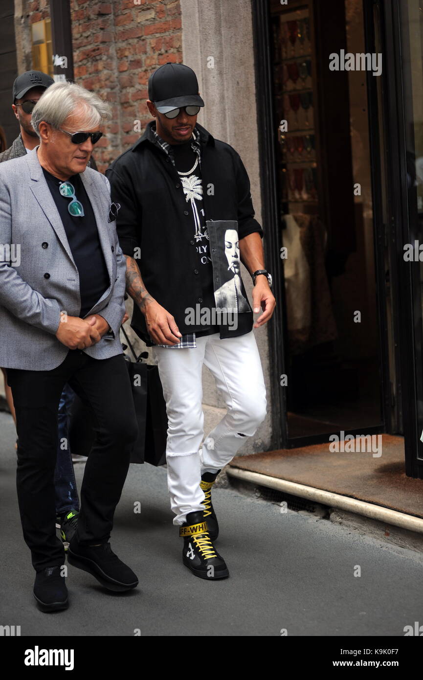 The shoes of lewis hamilton hi-res stock photography and images - Alamy