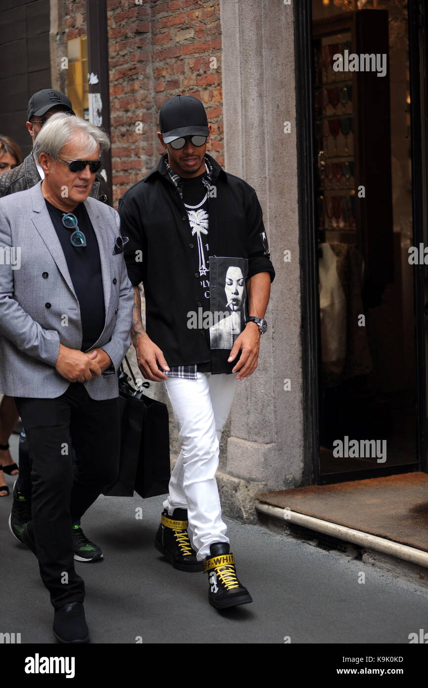 The shoes of lewis hamilton hi-res stock photography and images - Alamy
