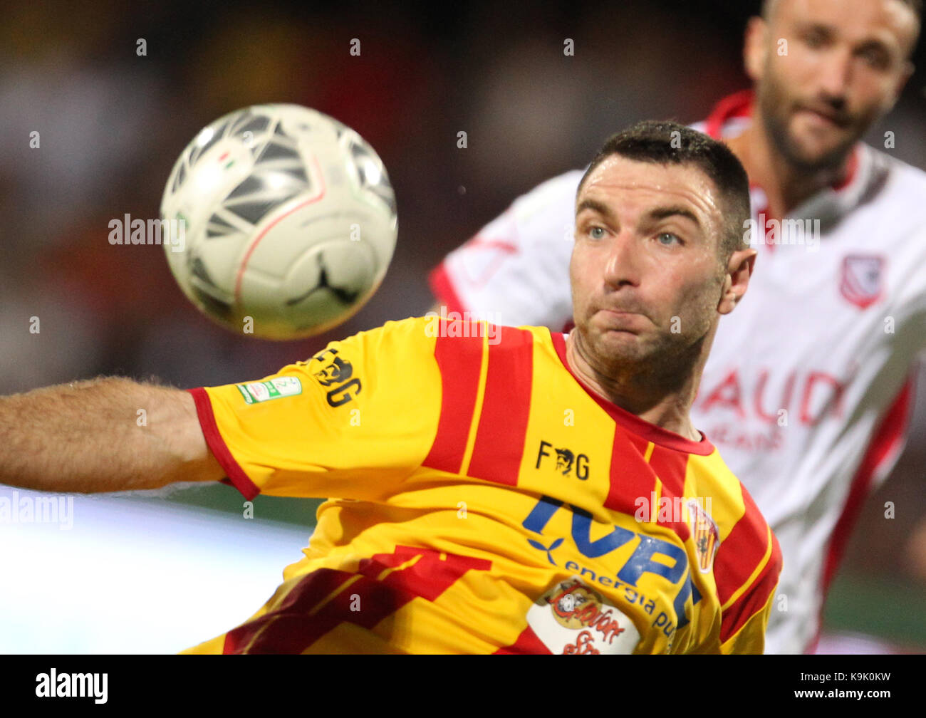 Benevento, Fabio Lucioni, defender and captain of the Benevento Serie A ...