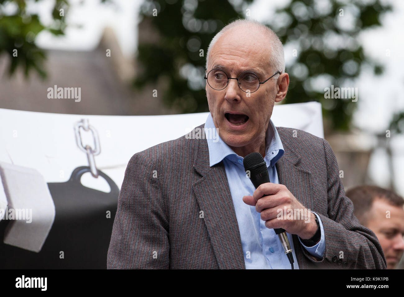 London, UK. 23rd Sep, 2017. Clive Carter, Liberal Democrat councillor ...