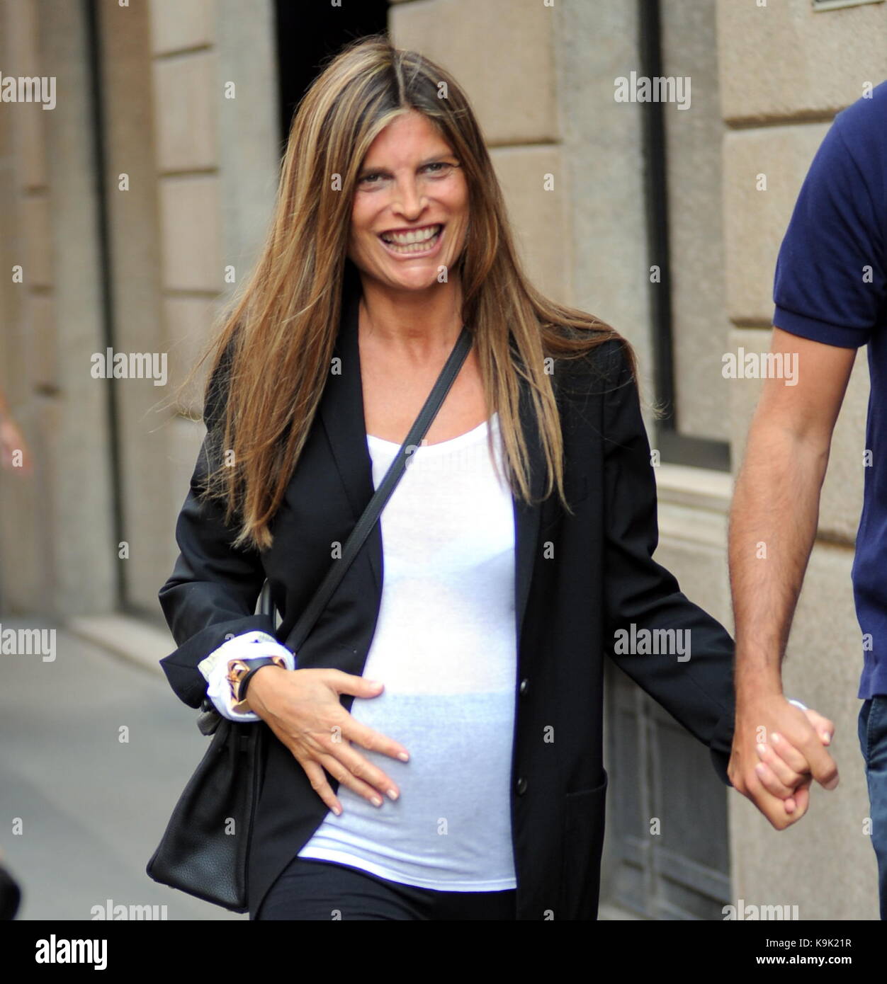 Milan, Italy. 23rd Sep, 2017. Milan, Laura Ravetto pregnant with her ...