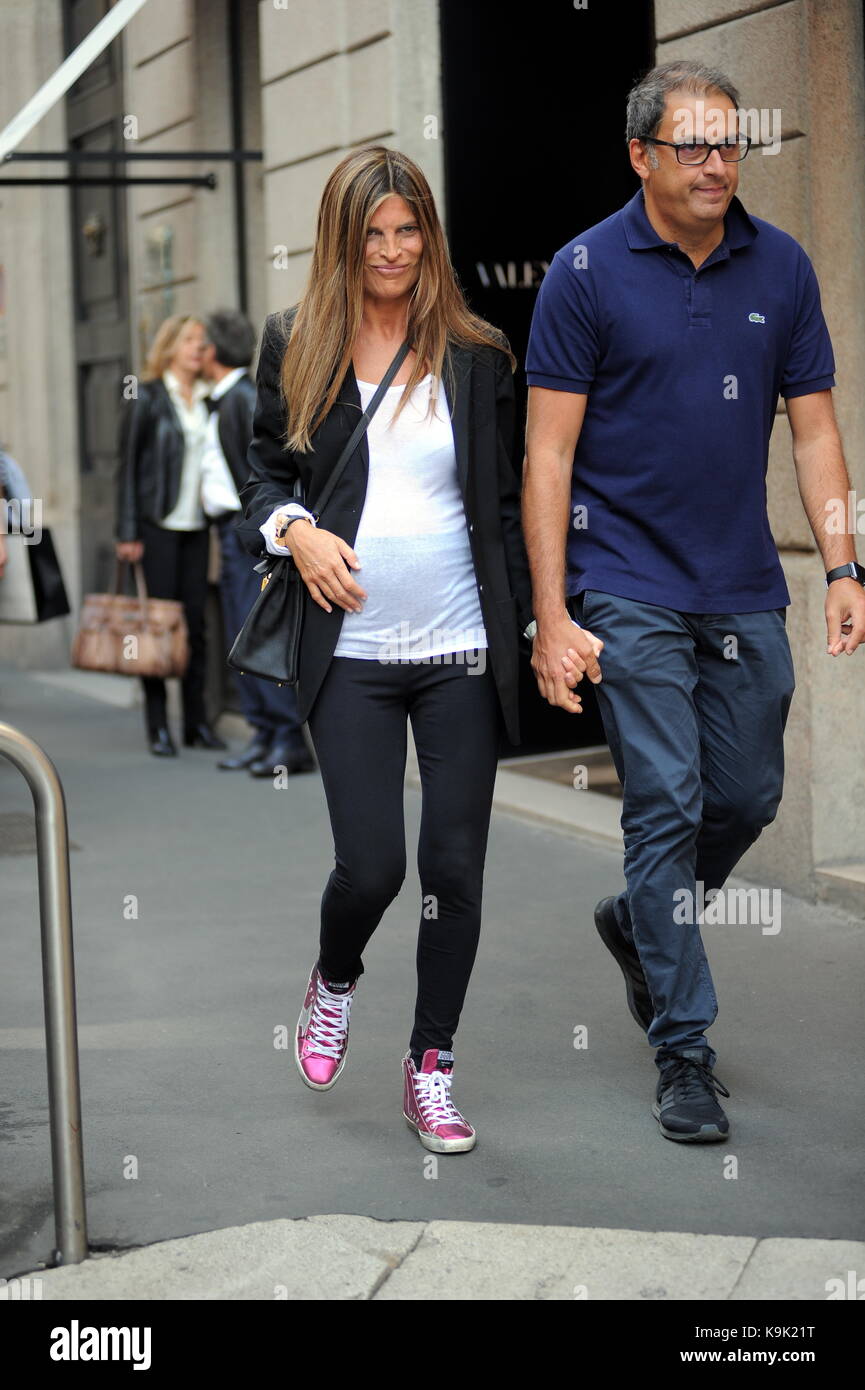 Milan, Italy. 23rd Sep, 2017. Milan, Laura Ravetto pregnant with her ...