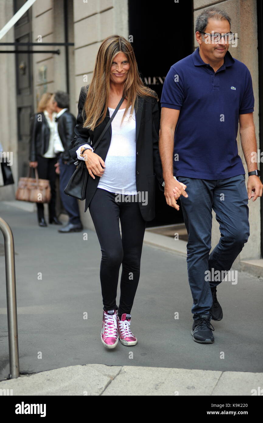 Milan, Italy. 23rd Sep, 2017. Milan, Laura Ravetto pregnant with her ...