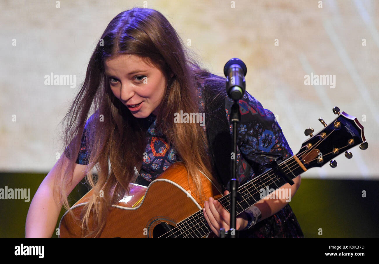 Hamburg, Germany. 23rd Sep, 2017. British musician Jade Bird at the ...