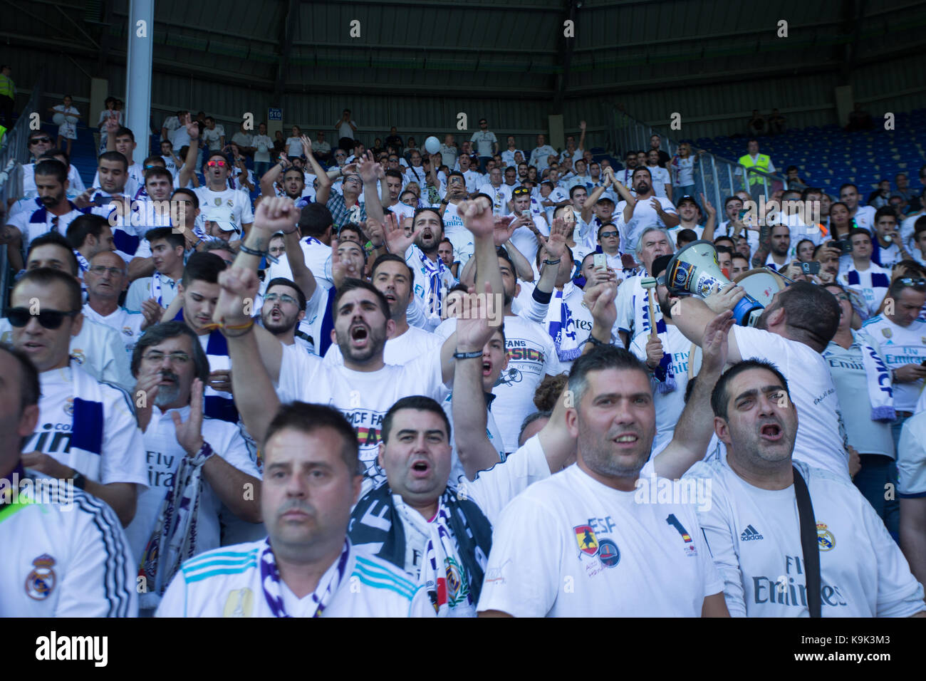 during the Spanish La Liga soccer match between Real Madrid and Alaves ...