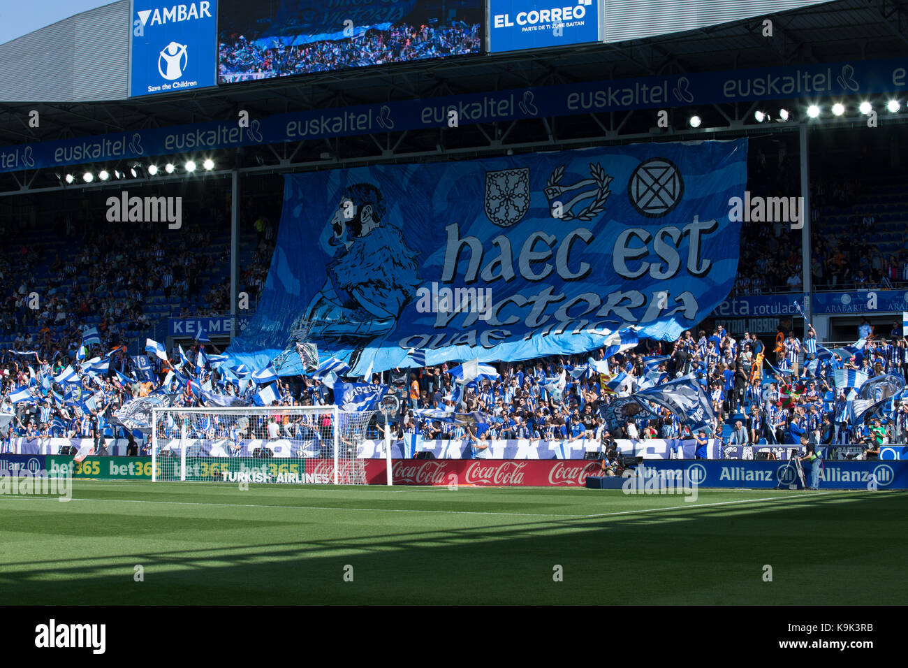 during the Spanish La Liga soccer match between Real Madrid and Alaves ...