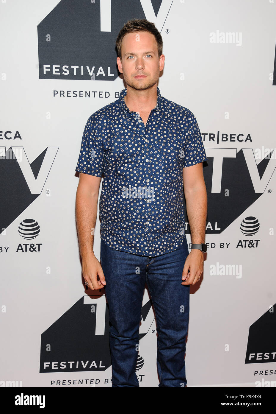 New York, NY, USA. 23rd Sep, 2017. Patrick J Adams attends a screening ...