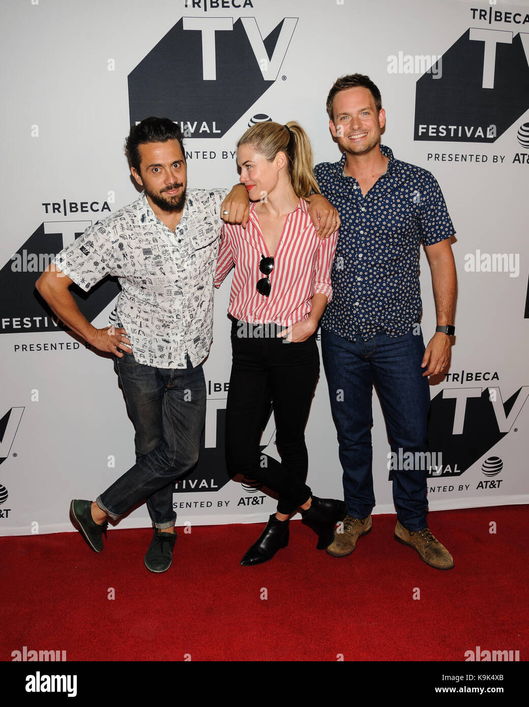 New York, NY, USA. 23rd Sep, 2017. Michael Piscitelli, (l to r) Rachael ...
