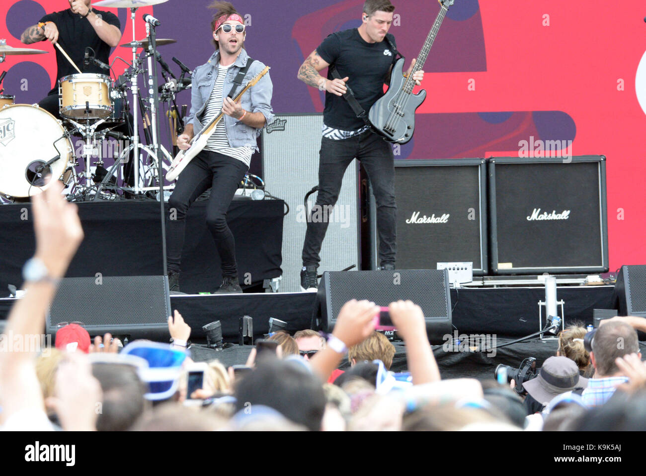 Las Vegas, Nevada, USA. 23rd Sep, 2017. Alt Rock band All Time Low ...
