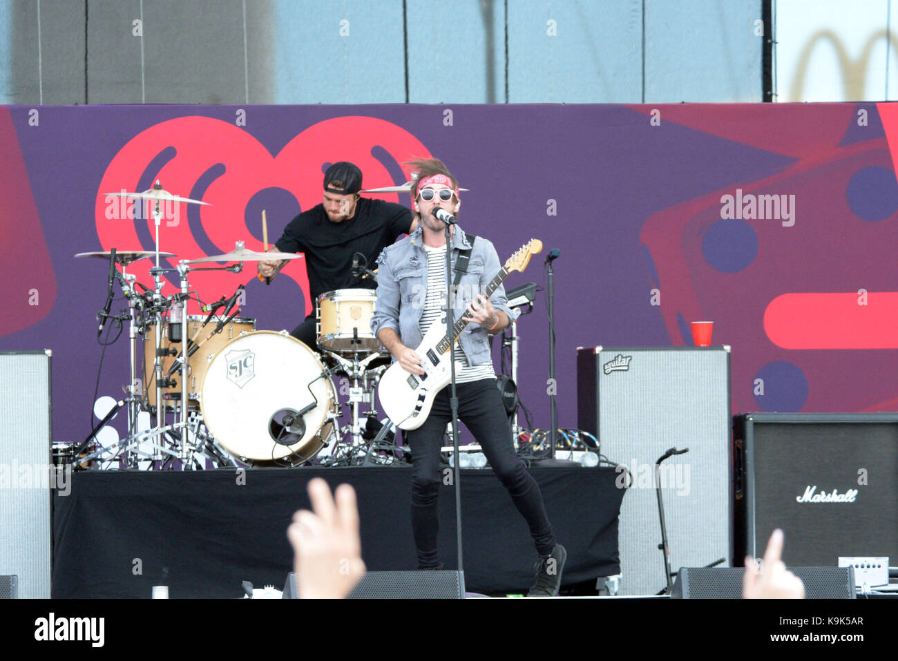 Las Vegas, Nevada, USA. 23rd Sep, 2017. Alt Rock band All Time Low ...