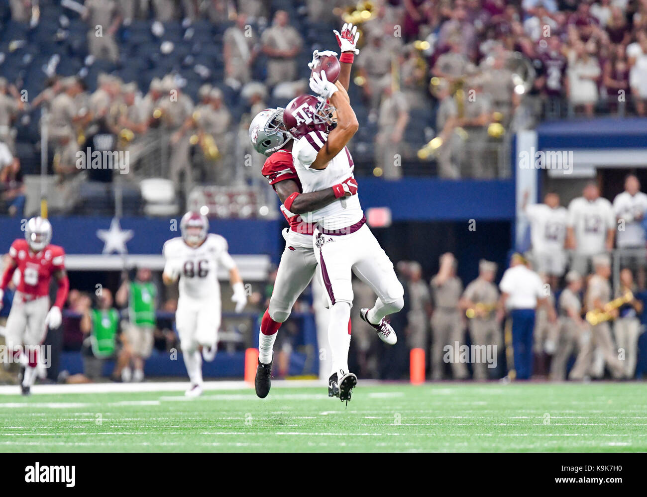 September 23, 2017: Texas A&M Aggies wide receiver Damion Ratley #4 ...