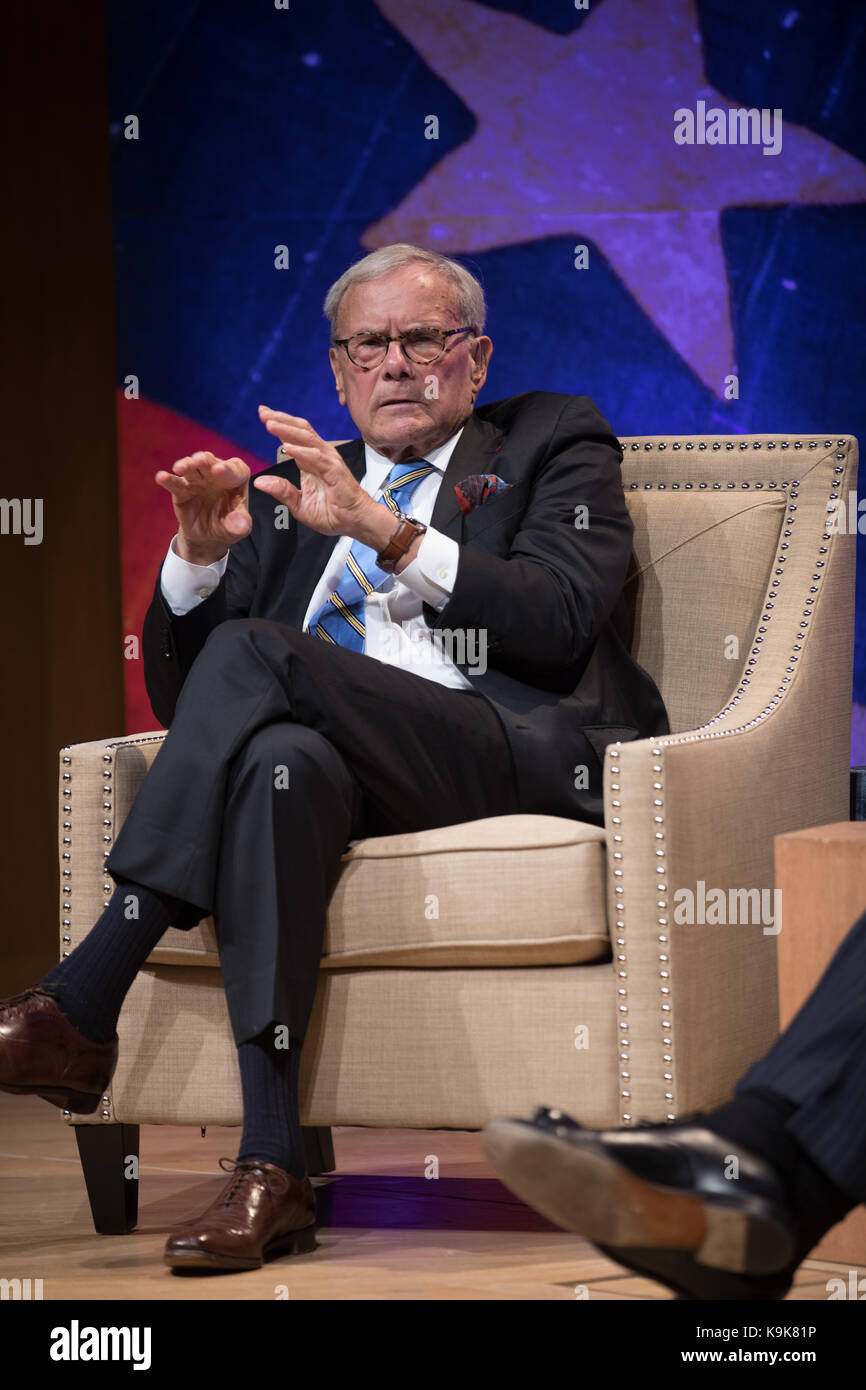 Tom Brokaw (photo) in conversation with philanthropist David M ...