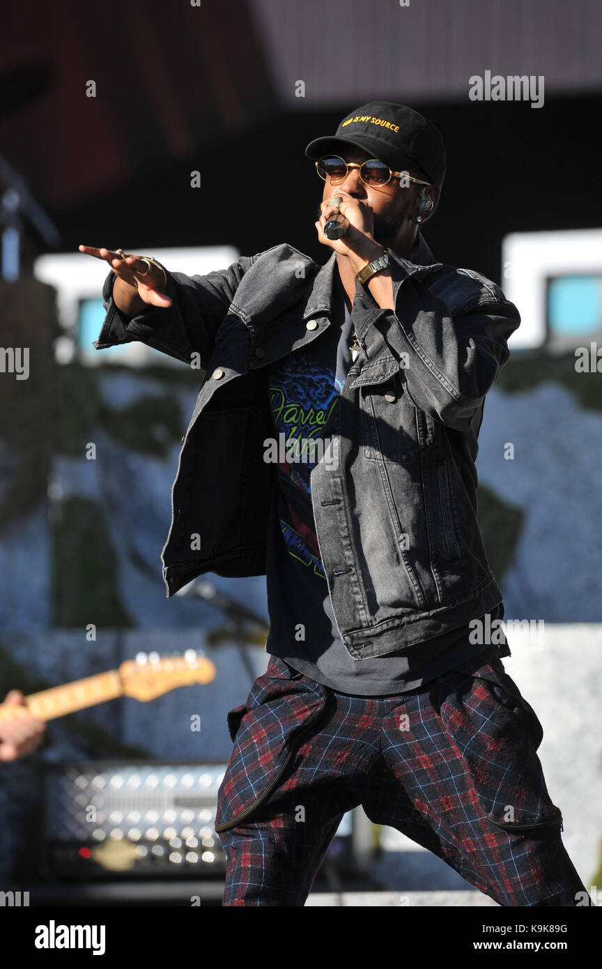 New York, NY, USA. 23rd Sep, 2017. Big Sean at the Global Citizens ...