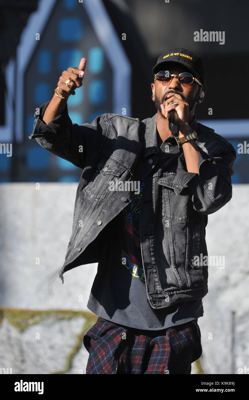 New York, NY, USA. 23rd Sep, 2017. Big Sean at the Global Citizens ...