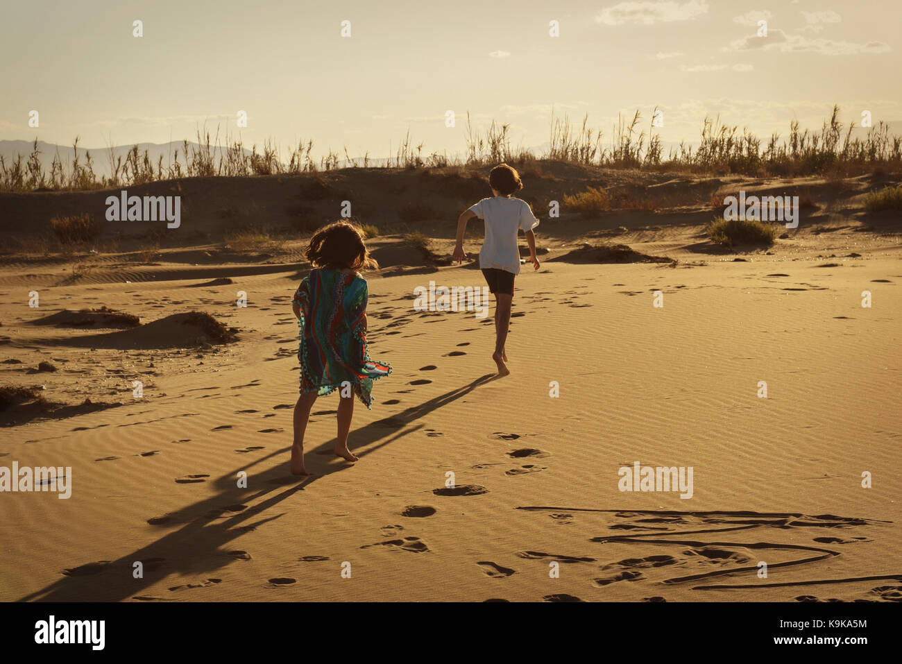 Boy Chasing Girl High Resolution Stock Photography and Images - Alamy
